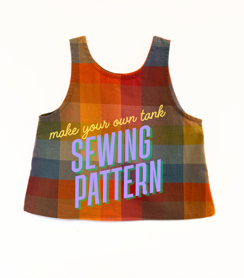 Sewing pattern- TANK TOP - digital download – Supayana